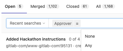Index · Merge requests · Project · User · Help · GitLab